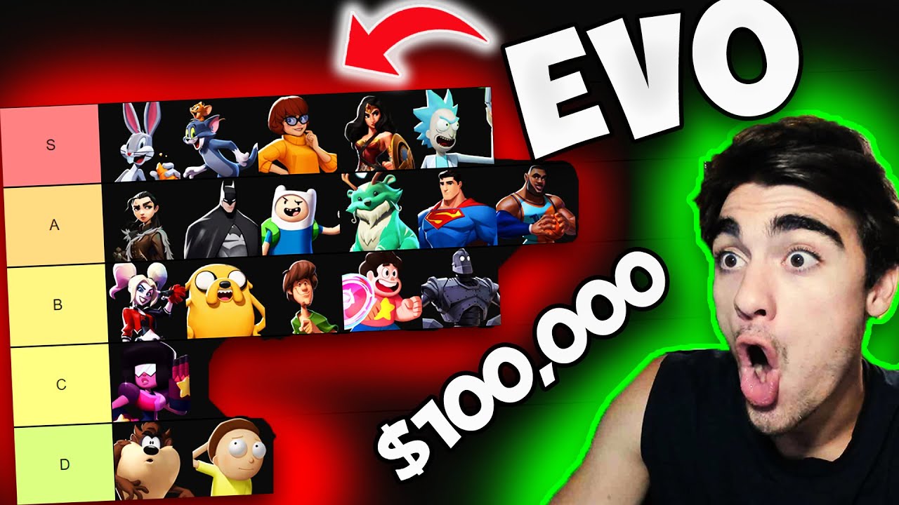 EVO CHANGES EVERYTHING! Multiversus Tier List - YouTube