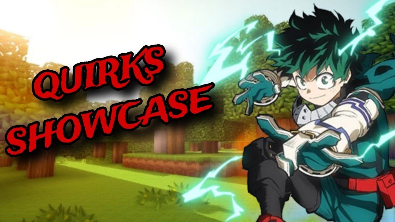 SHOWCASING QUIRKS ON MY MHA REALM FOR BEDROCK EDITION! - YouTube
