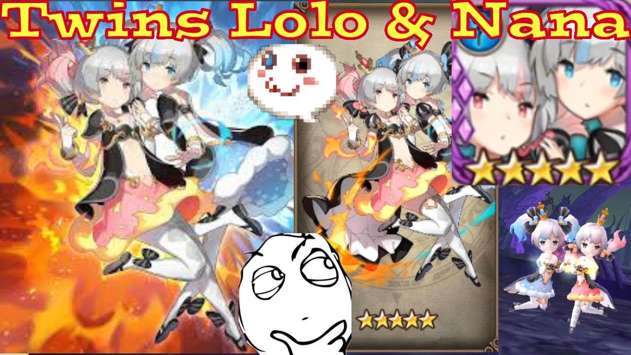 Valkyrie Connect Twins Lolo & Nana Solo Power Test ( Double Twins Loli ...