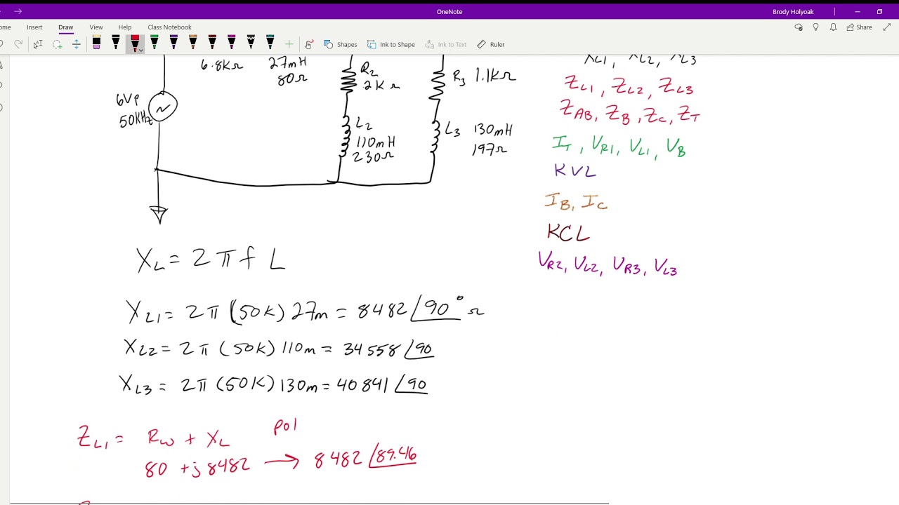 Topic 3 RL Series Parallel Circuits (Part 3) - YouTube
