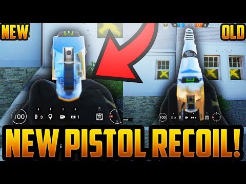 NEW PISTOL RECOIL PATTERNS & ANIMATIONS! - RAINBOW SIX SIEGE - OPERATION WHITE NOISE DLC