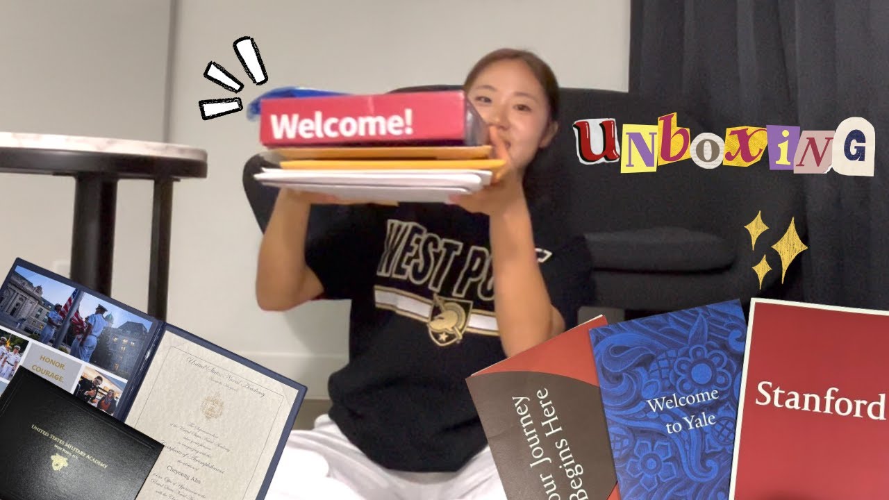 unboxing my COLLEGE ACCEPTANCE PACKAGES + where i'm committing 😏 - YouTube