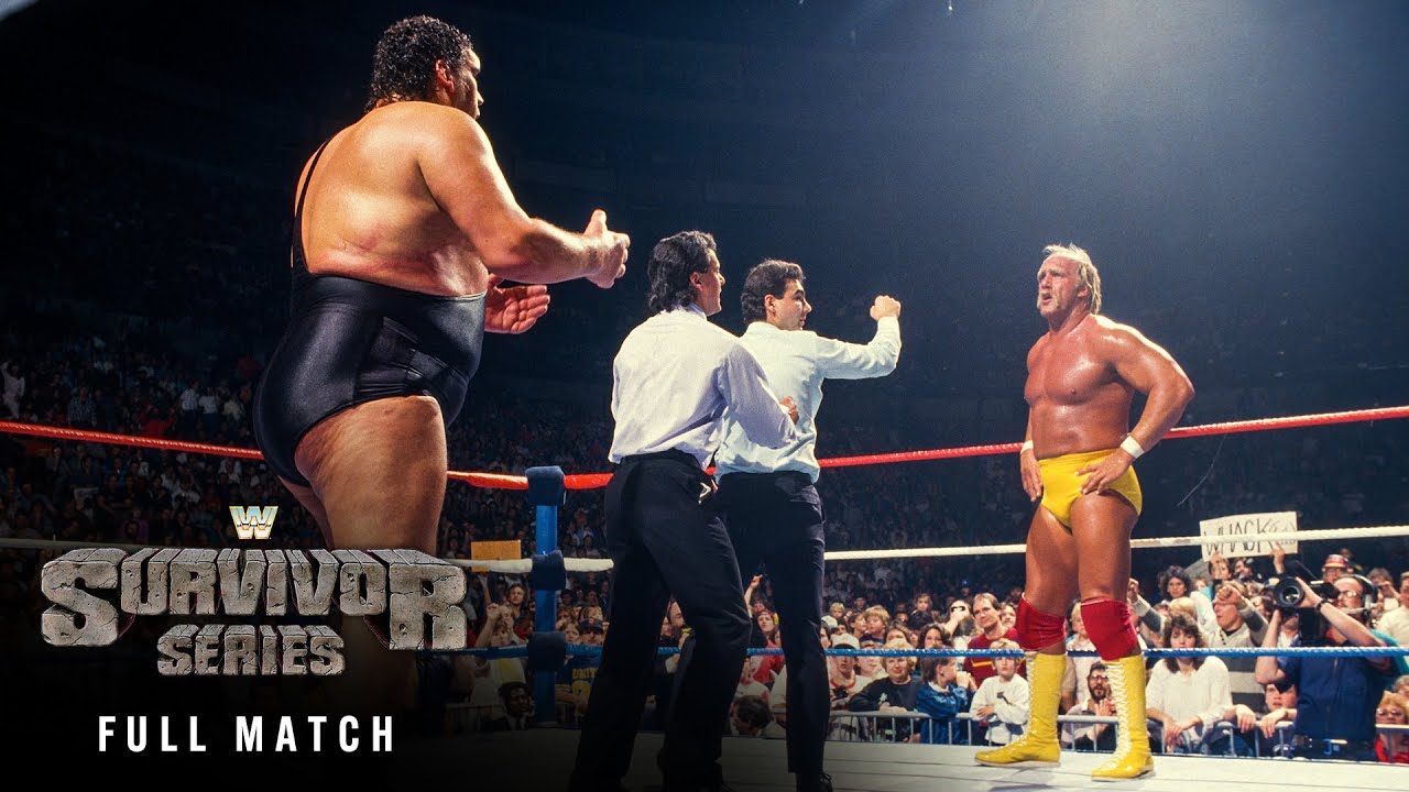 FULL MATCH: Team Hogan vs. Team Andre: Survivor Series 1987 - YouTube