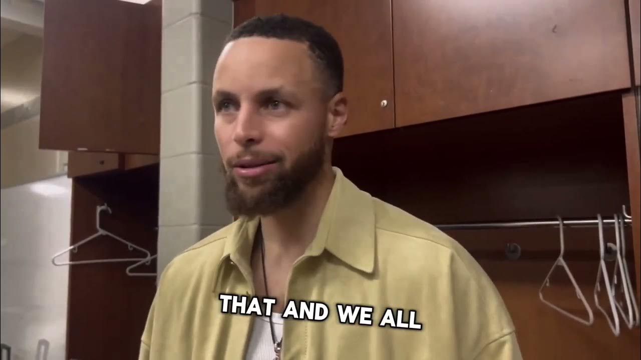 Warriors’ Steph Curry gets emotional in win after early Draymond Green ejection - YouTube