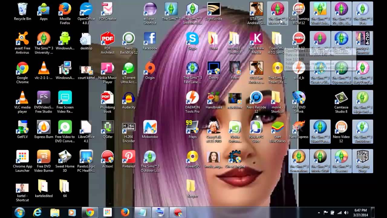 How To Clean Up Your Desk Top Without Deleting Files - YouTube