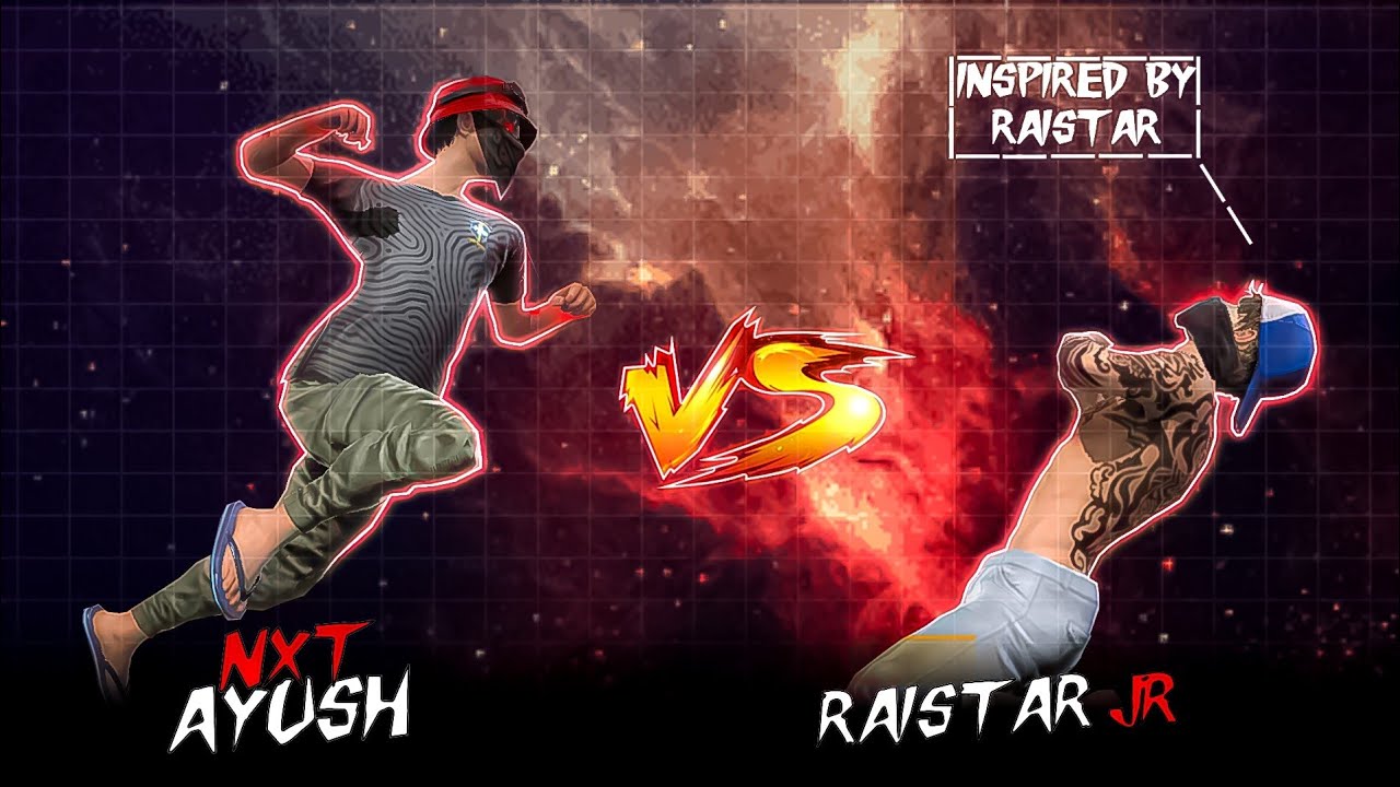 Inspired by raistar 😱Can he defeat me? | NXT AYUSH VS RAISTAR JR🔥 - YouTube