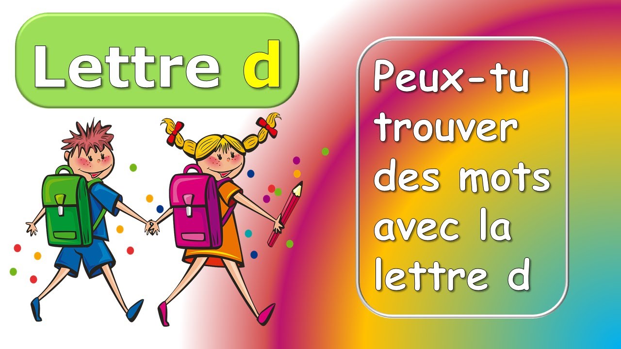 Trouvez des mots qui commencent par la lettre D | les alphabets en ...