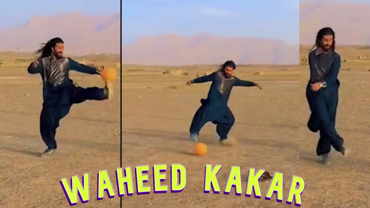 Waheed Kakar Playing Football in Quetta Pishin - YouTube