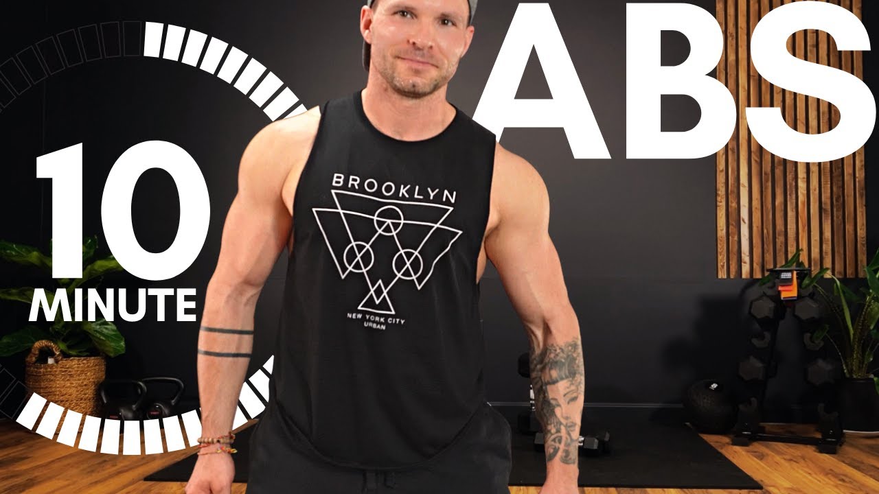 10 MINUTE AB WORKOUT // No Equipment | Chris Pecsi - YouTube