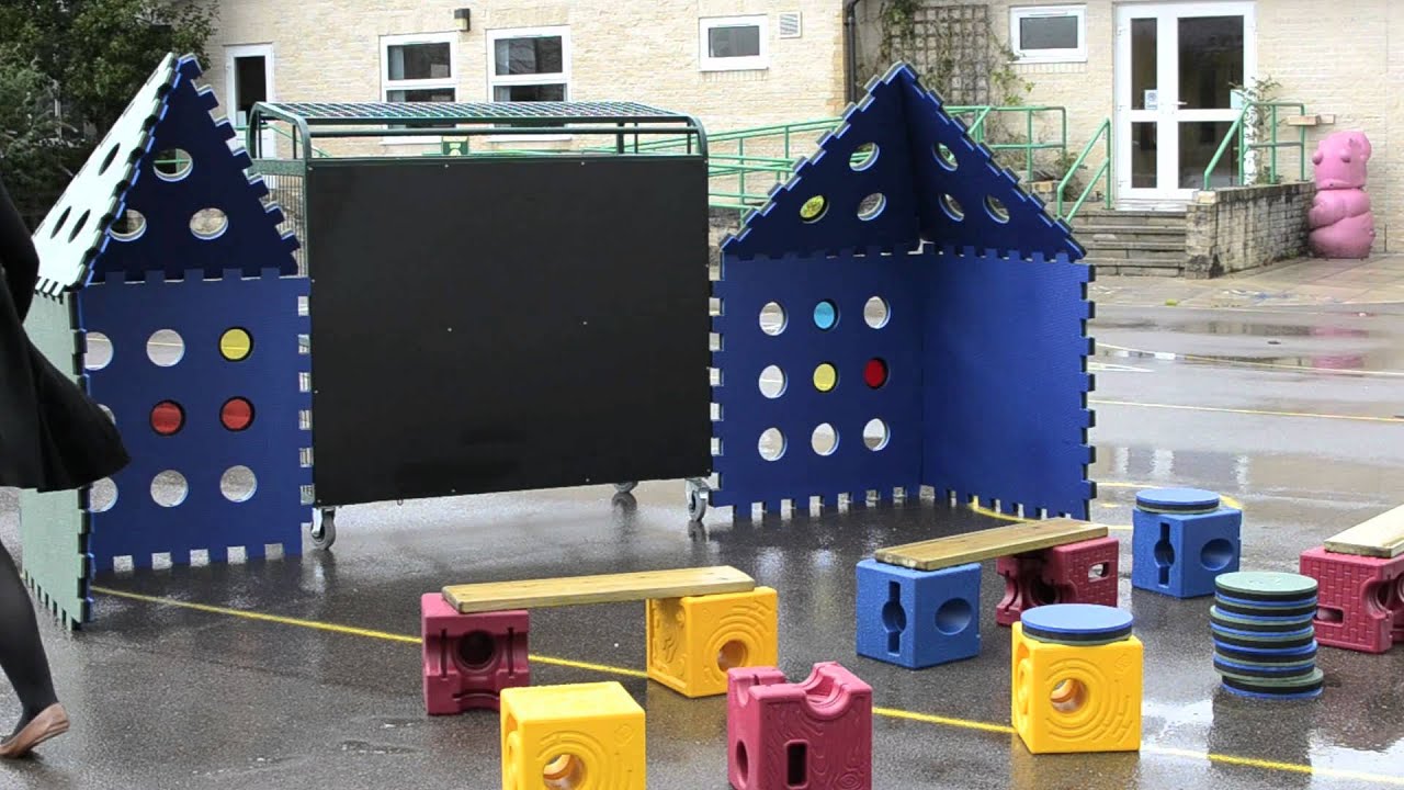 Using the planks in your Poddely set as seating - YouTube