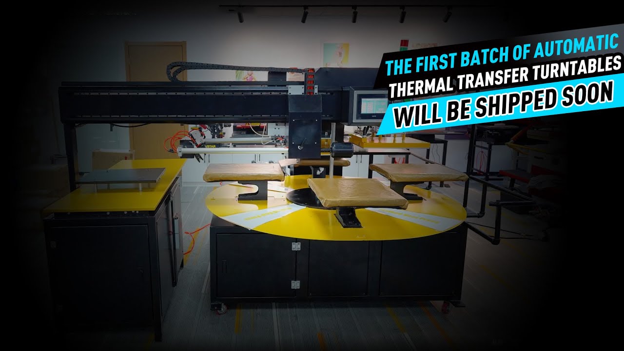 The First Batch Of Automatic Thermal Transfer Turntables Will Be ...