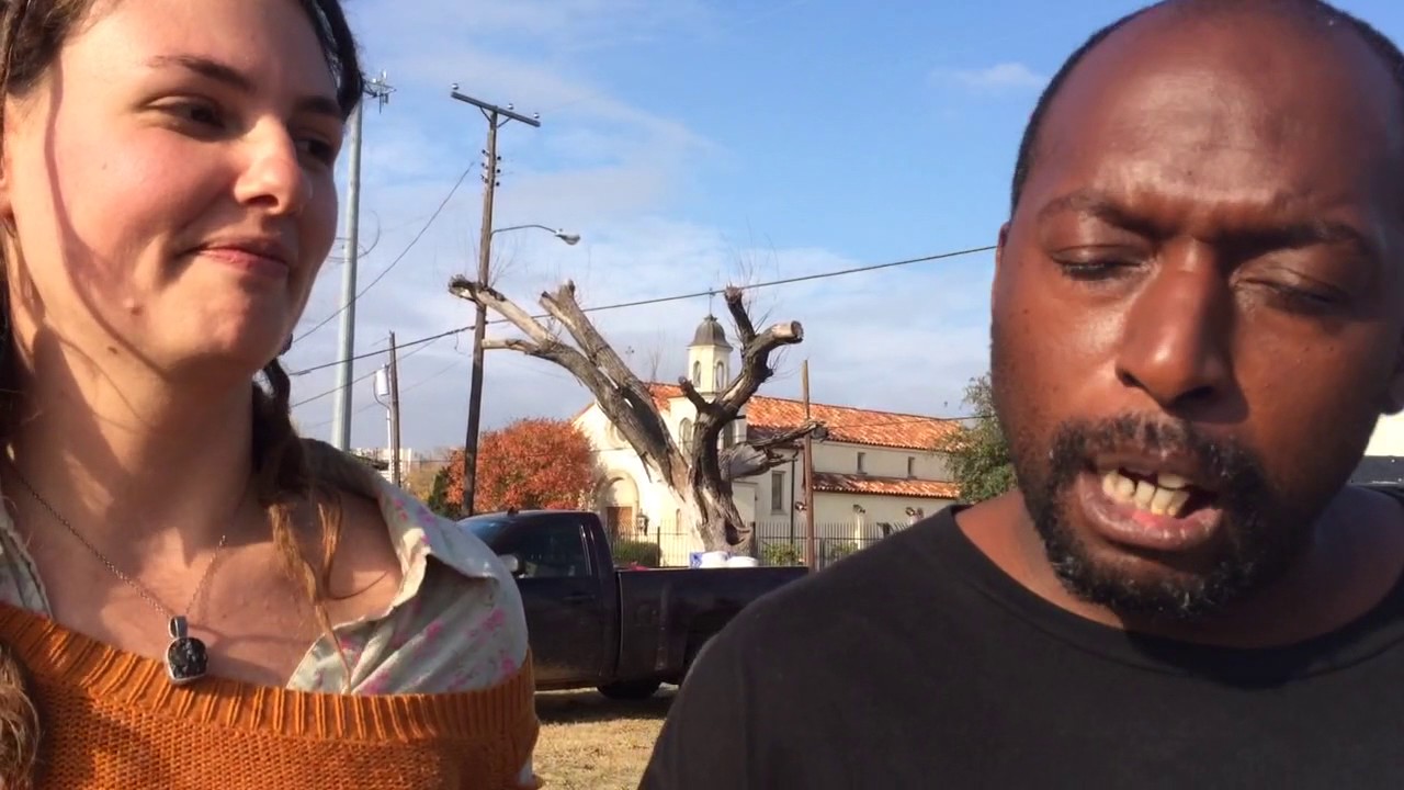 Homeless people grateful to be fed healthy and delicious food and be ...