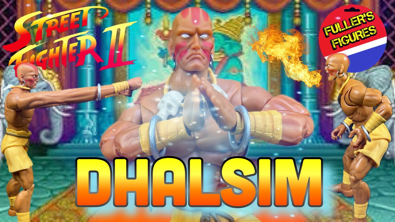 Jada Toys Street Fighter II Dhalsim - Yoga Flame - YouTube