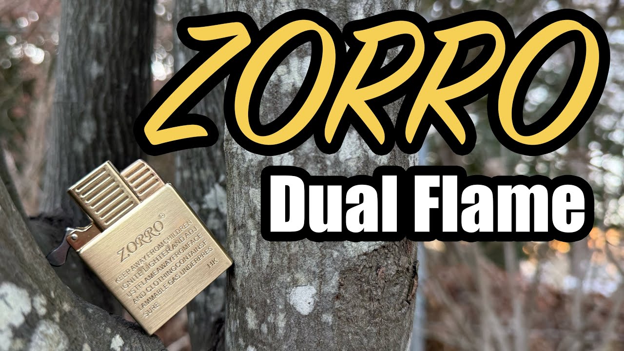Checking Out the Zorro Dual Torch Butane Insert For Zippos - YouTube