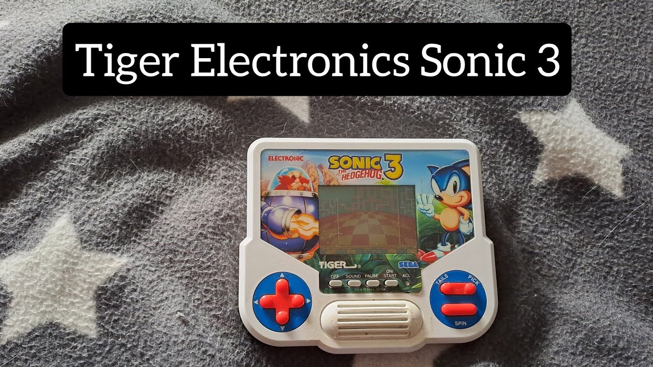 Tiger Electronics Sonic 3 handheld - YouTube
