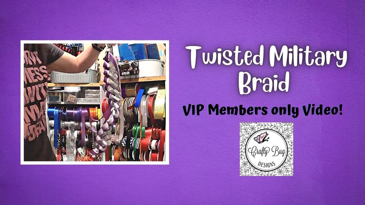 New Braid! twisted military braid; Created by hcoopercraftybug in 2021 ...