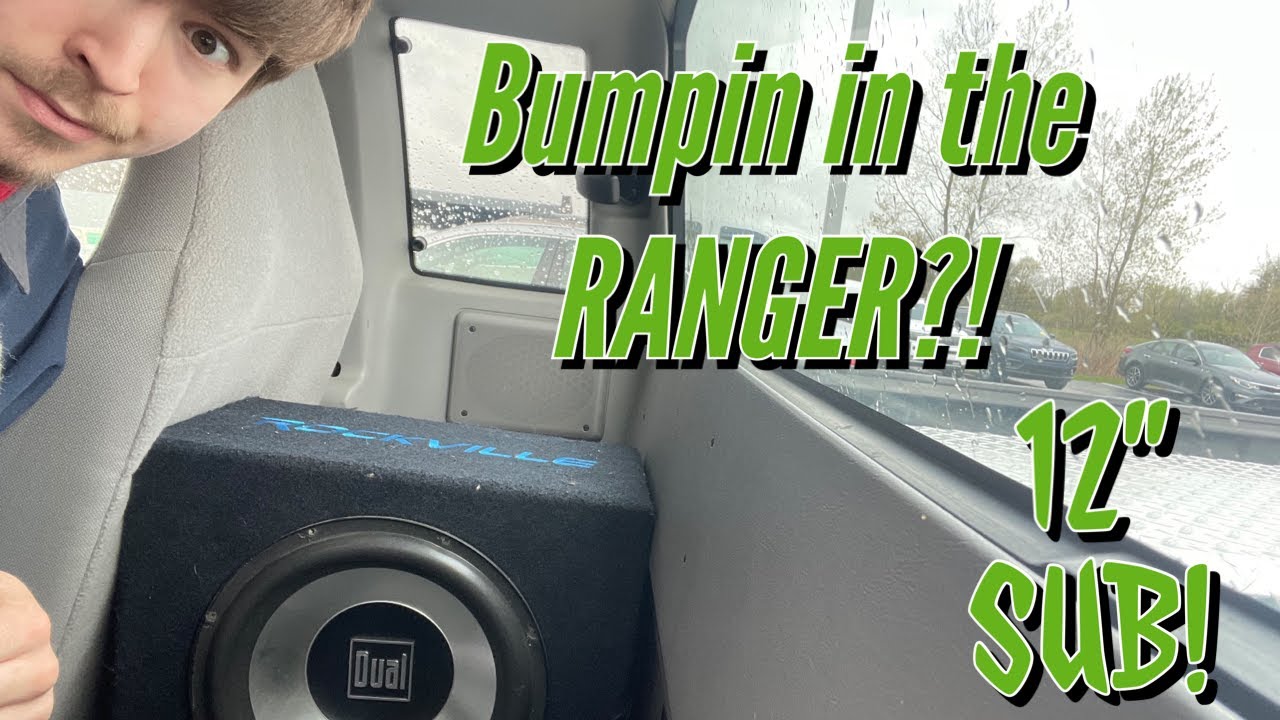 Clapped out FORD RANGER gets BIG SUBWOOFER! - YouTube