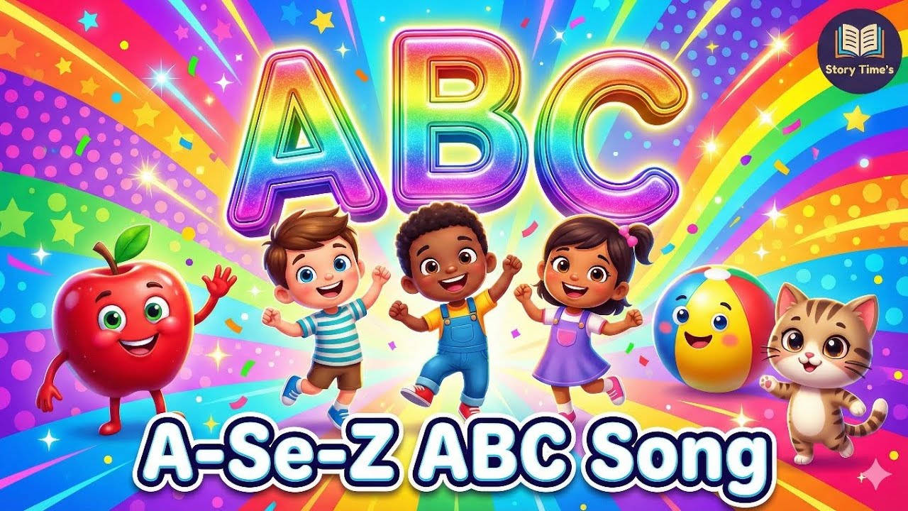 🎵 A-Se-Z Alphabet Song | Rhyming ABC Song in Hindi | Kids Learning ...