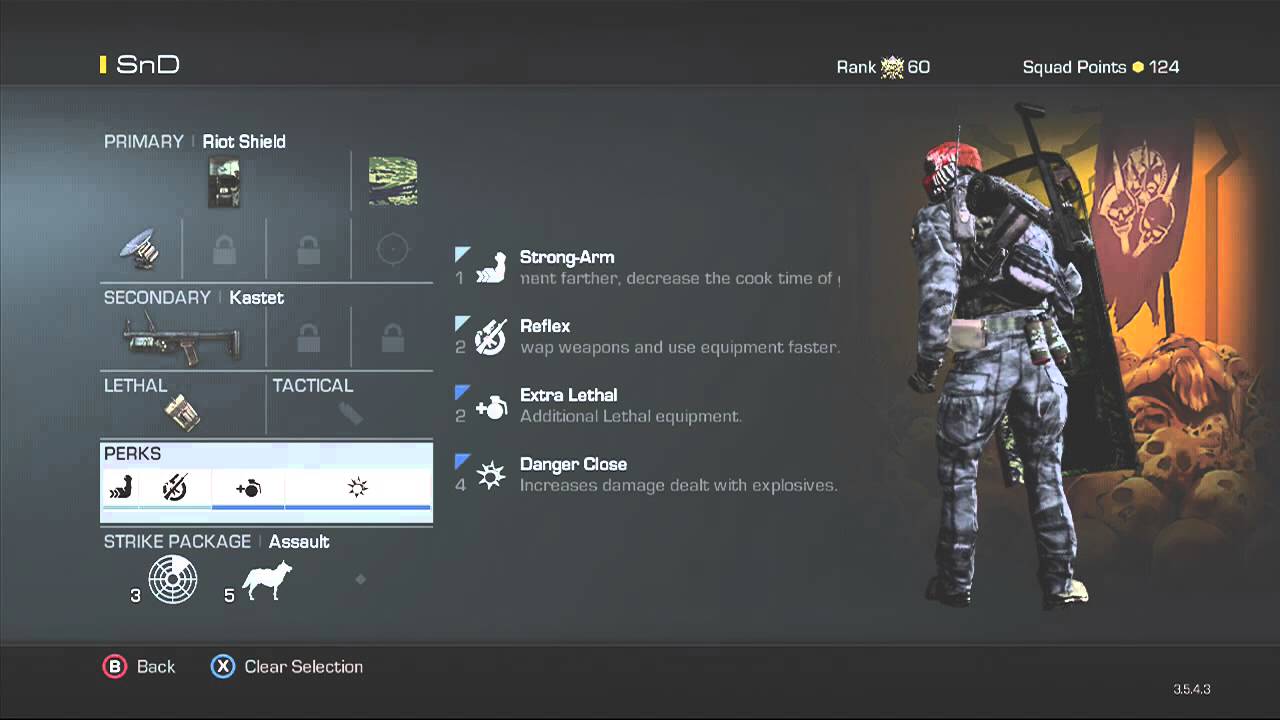 SnD riot shield Best class set up (Call of Duty: Ghost) - YouTube