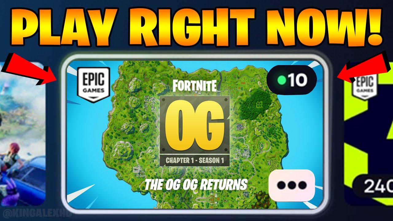 How to Play Fortnite OG: Chapter 1 Season 1 Playlist Map Code ...
