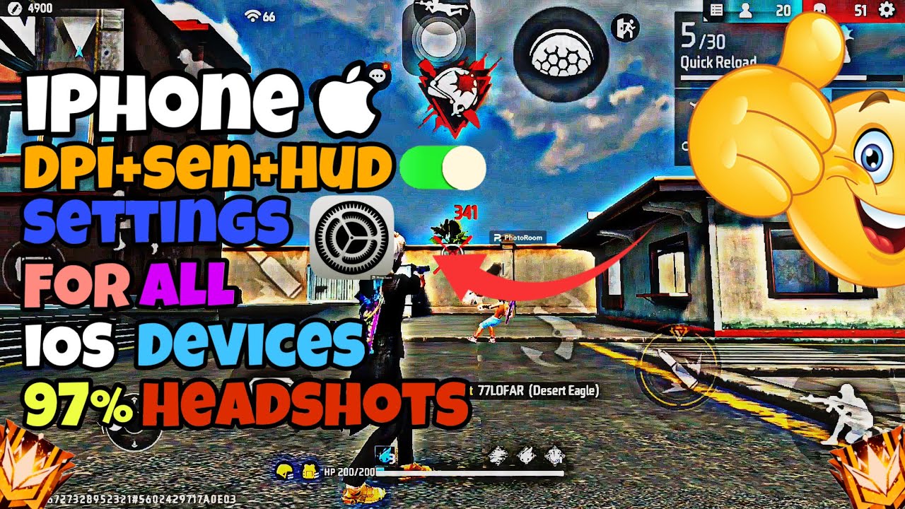 how to increase iPhone dpi | iPhone dpi⚡️hud⚡️Sen settings ⚙️ | 95% headshots 🥵 | ff - YouTube