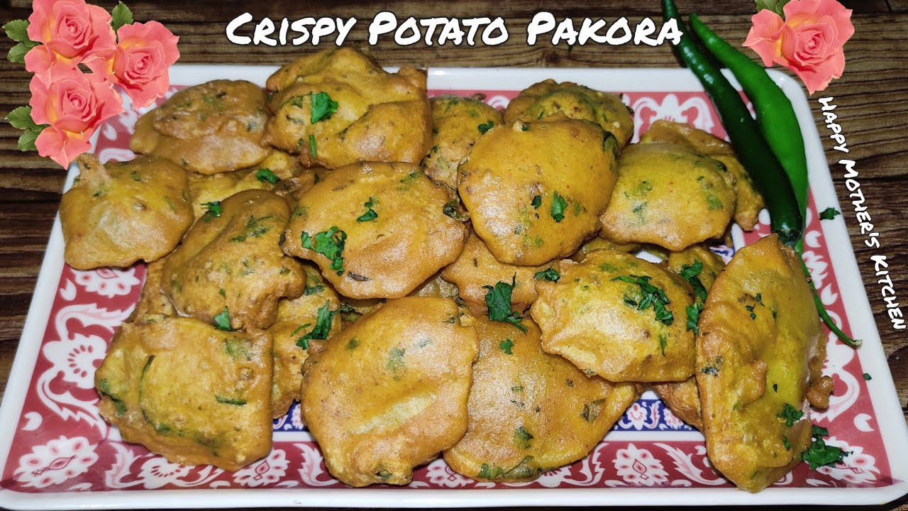 Crispy Potato pakora Recipe | Ramazan Soecial | Happy Mother's Kitchen ...