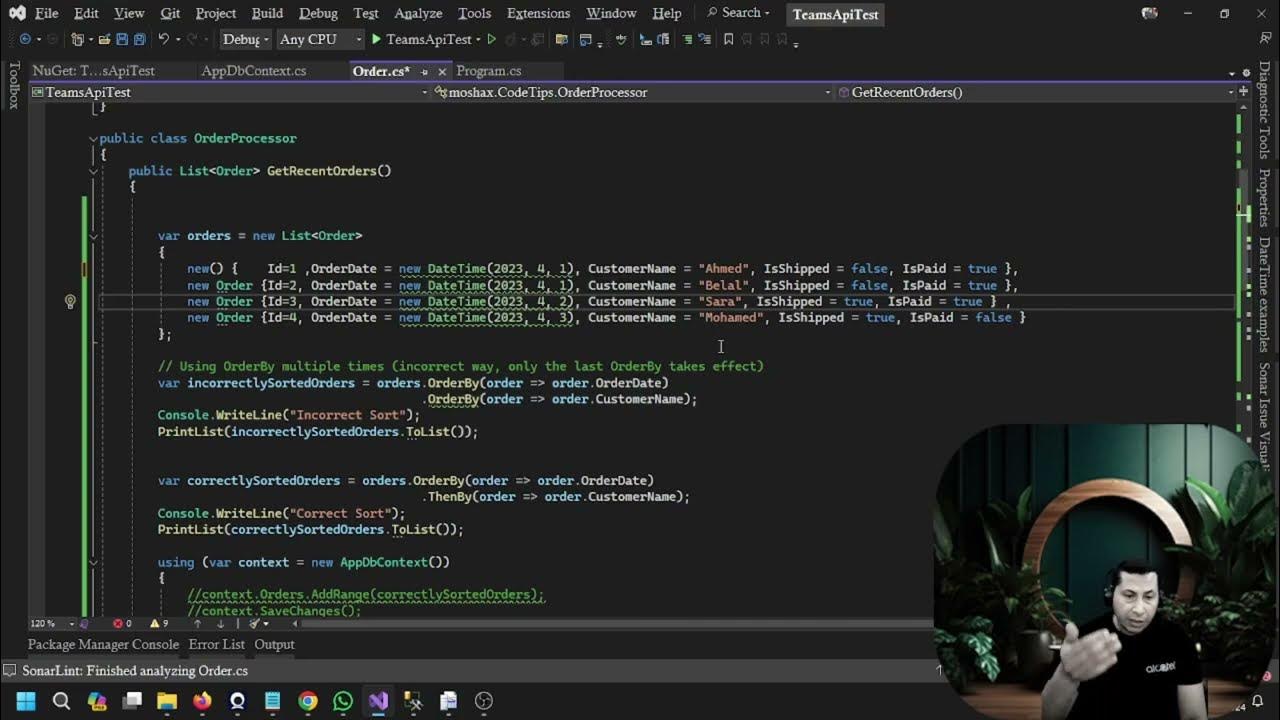 Linq Sorting Dive Into Orderby And Thenby Techniques Youtube