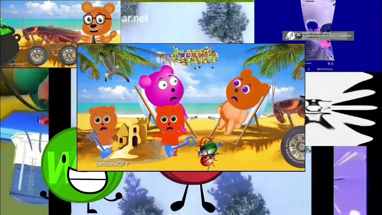 Mega Gummy Bear Family Running Add Round 30 - YouTube