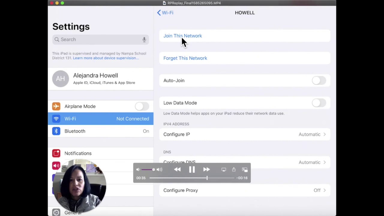 How to Connect your iPad to your WiFi Network (Internet) - YouTube