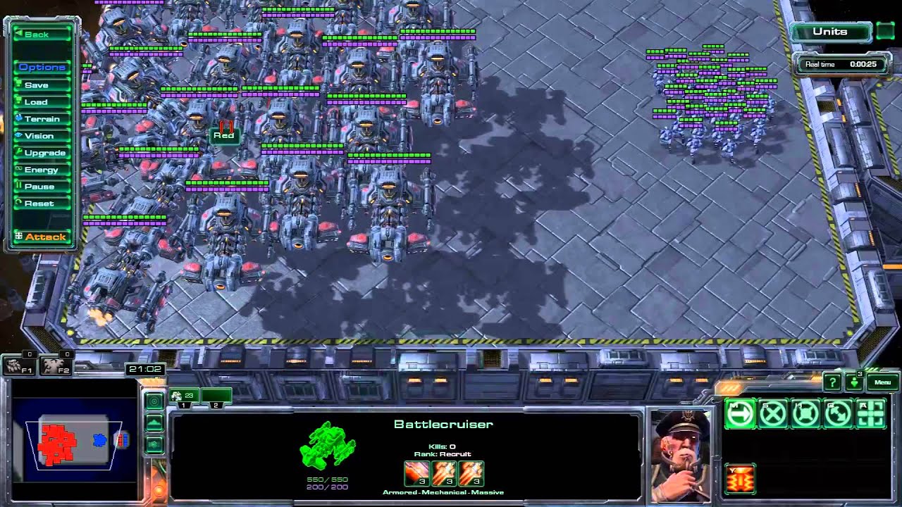 SC2 Micro Practice - Rapid Fire Battlecruiser - YouTube