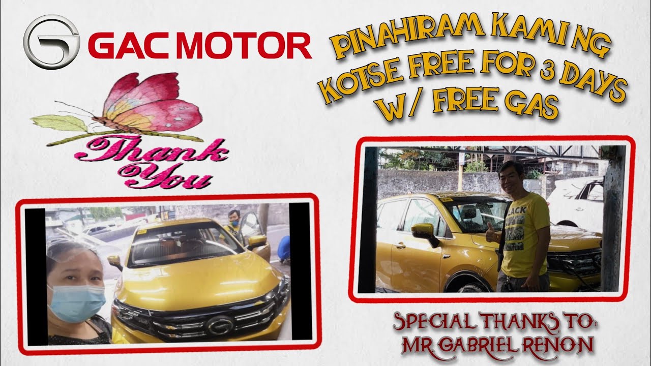 GAC MOTOR, ASTIG! FREE RIDE W/ FREE GAS FOR 3 DAYS ) - YouTube