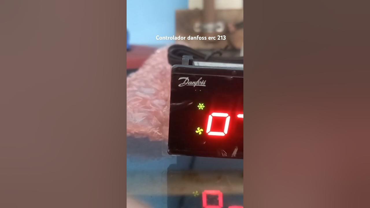 parâmetros básicos controlado danfoss ERC 213 - YouTube