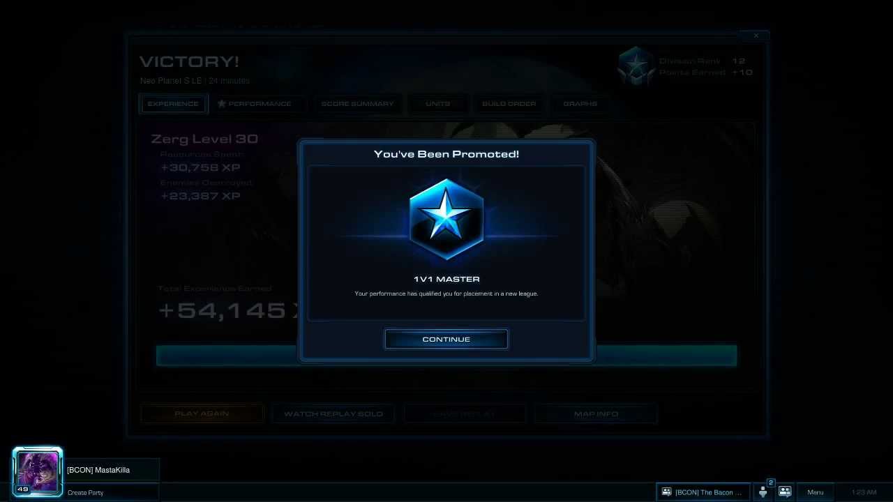 Master League Promotion - YouTube