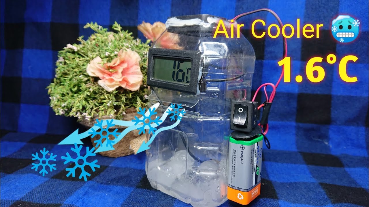 how to make easy cooler | AC | Diy Air cooler from home 🥶 mini cooler ...