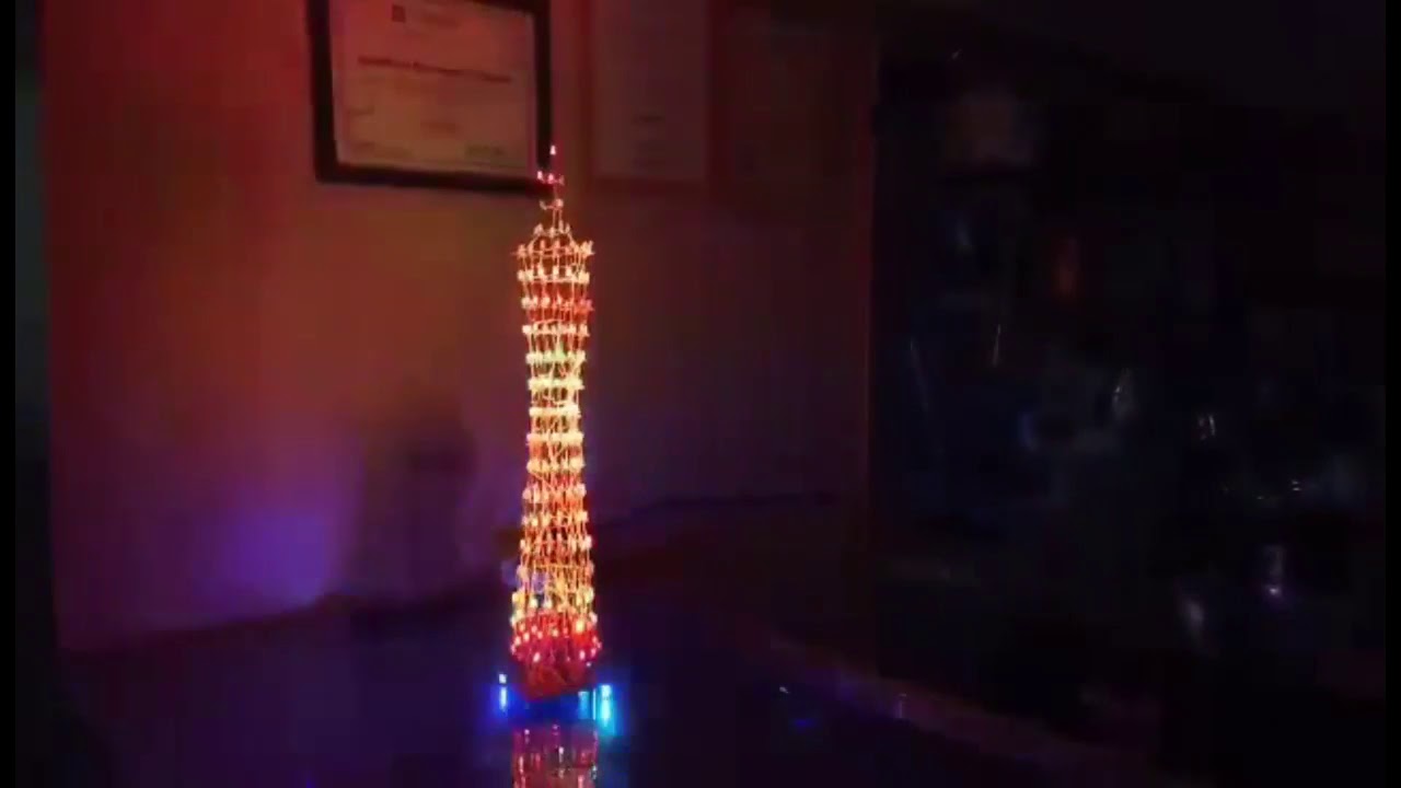 DIY LED Tower of Guangzhou - YouTube
