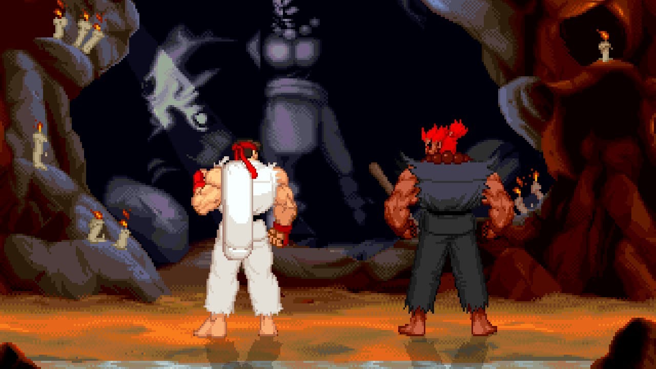 Ryu VS Akuma/Gouki [MUGEN/IKEMEN GO] - YouTube