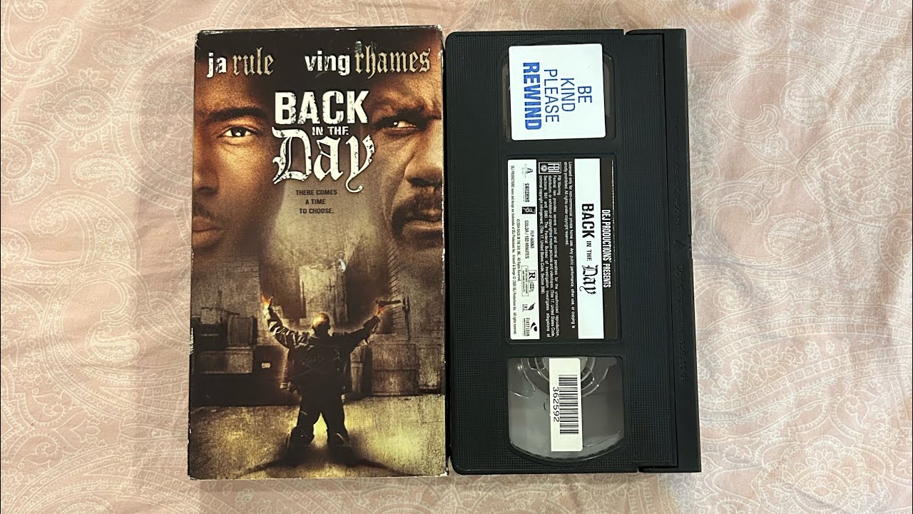 Opening To Back In The Day Extremely Rare 2005 VHS (First Video Of 2024 ...