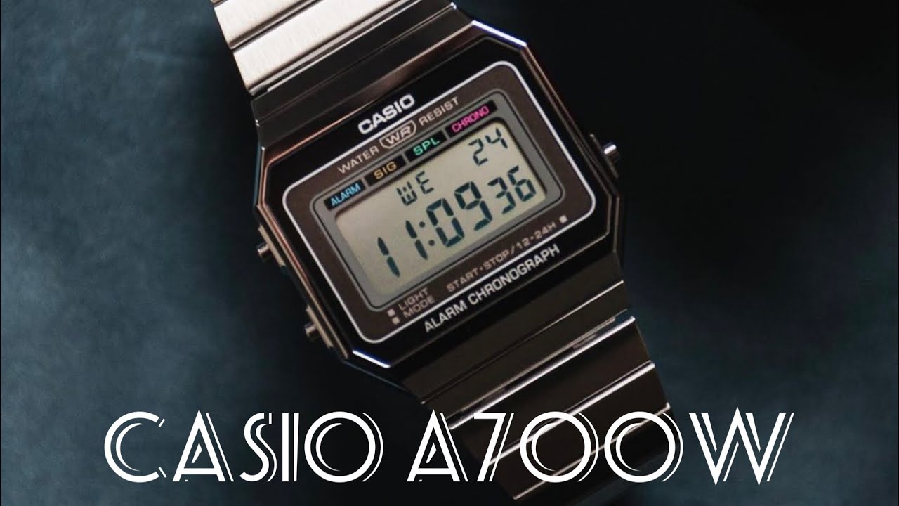 Огляд годинника Casio A700W від @watchtechua Вінтажна класика в ...