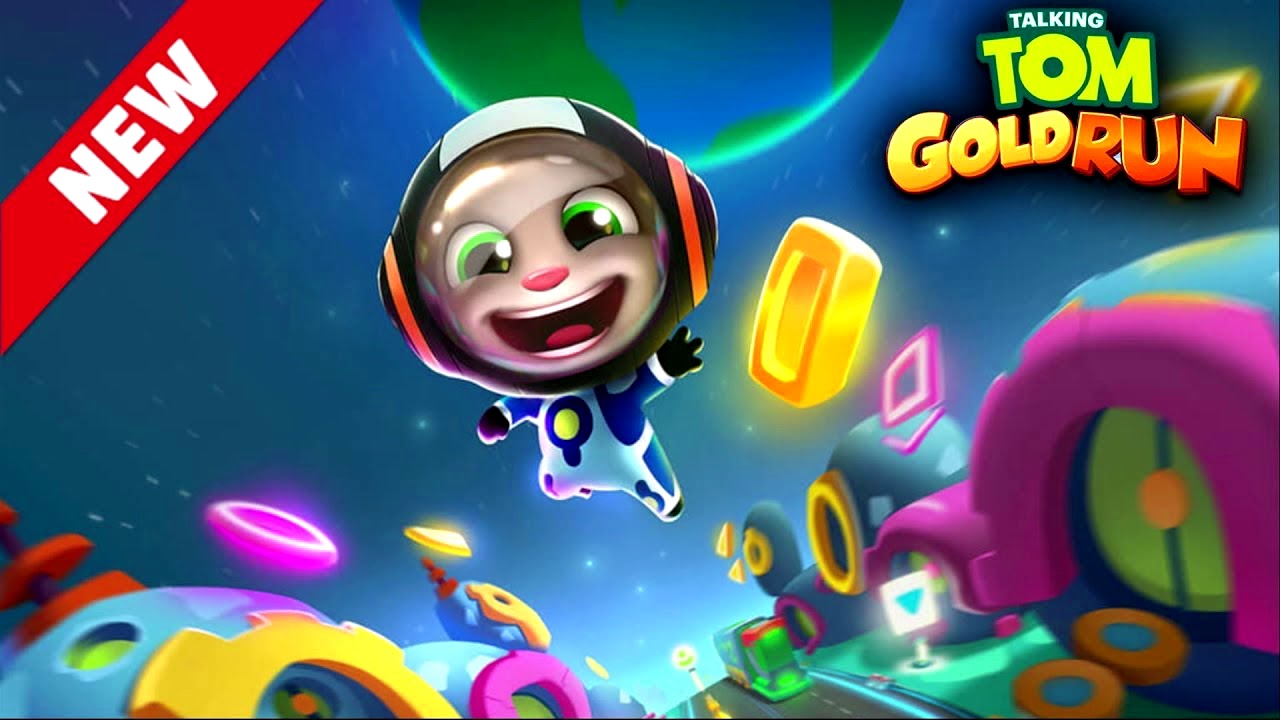 Talking Tom Gold Run - Space and Halloween Theme - YouTube