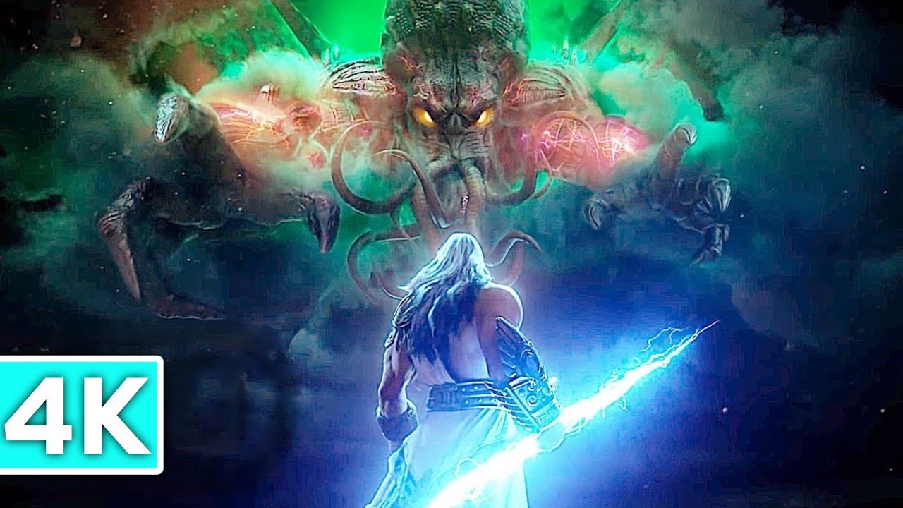 Cthulhu Vs Zeus Fight Scene Cinematic 4K ULTRA HD - Smite Coldest ...