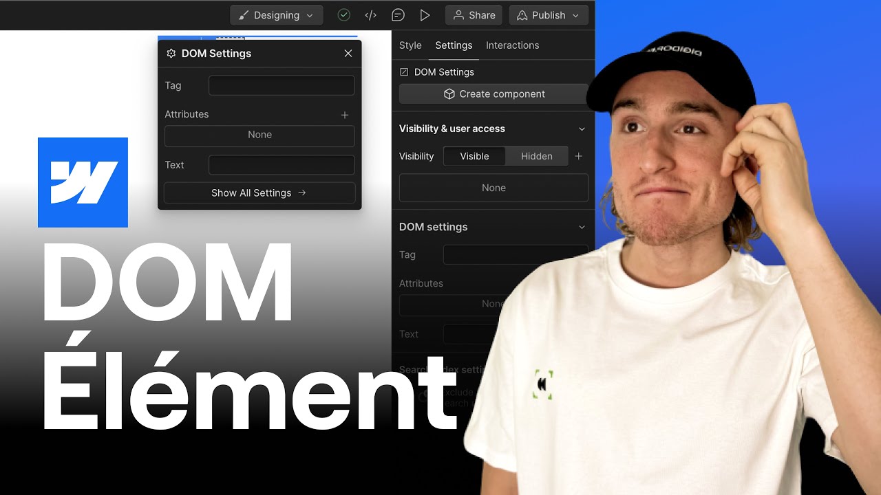 DOM : Le nouvel élément secret sur Webflow - YouTube