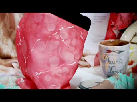 Ebru sənəti Diləzbər Hüseynzadə
