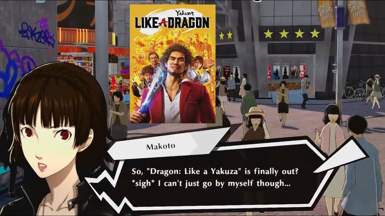 When Persona 5 and Yakuza 7 Referencing Each Other - YouTube