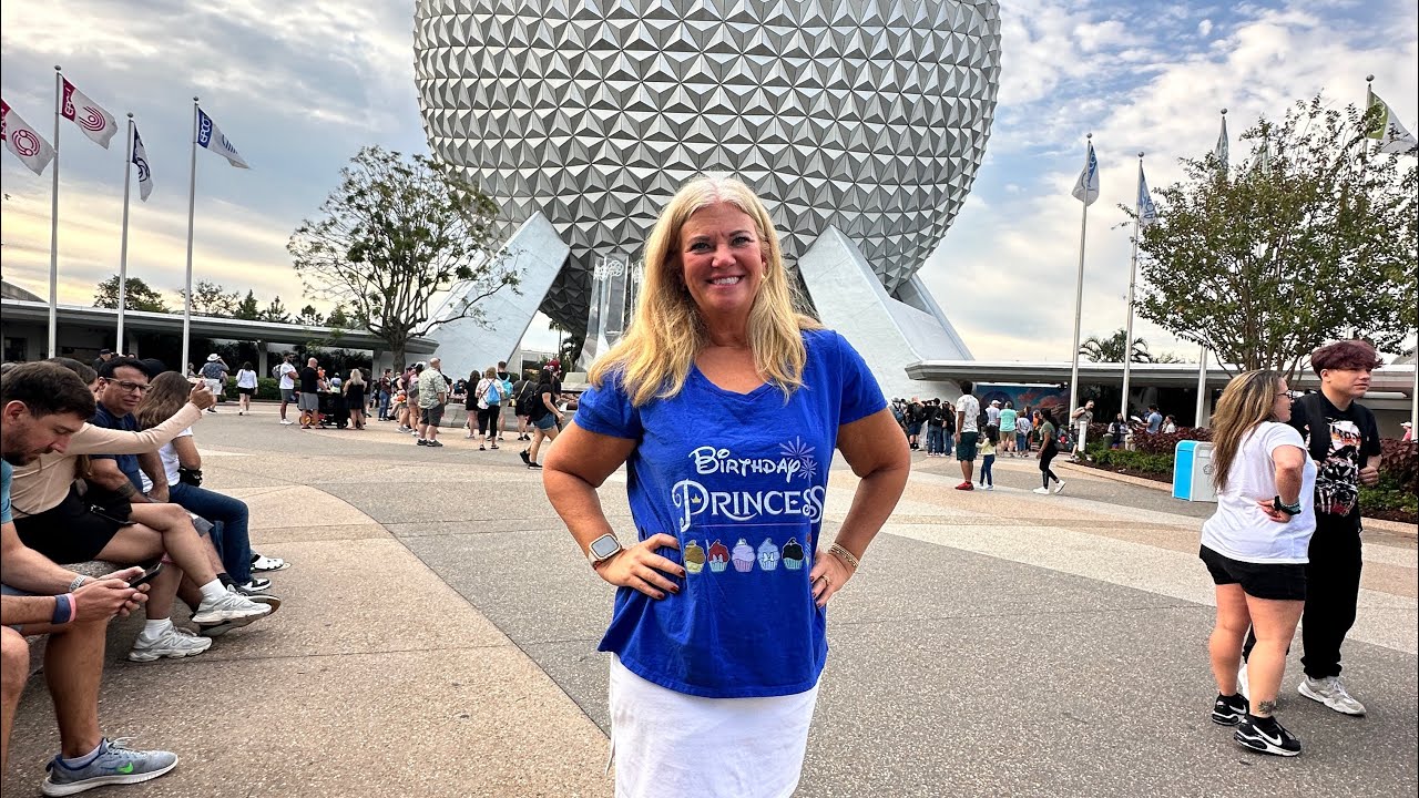 Amy is 53 in Epcot - YouTube