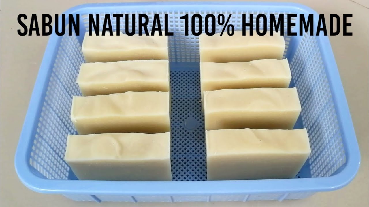 DIY Cara membuat sabun natural di rumah | How to make a basic natural ...