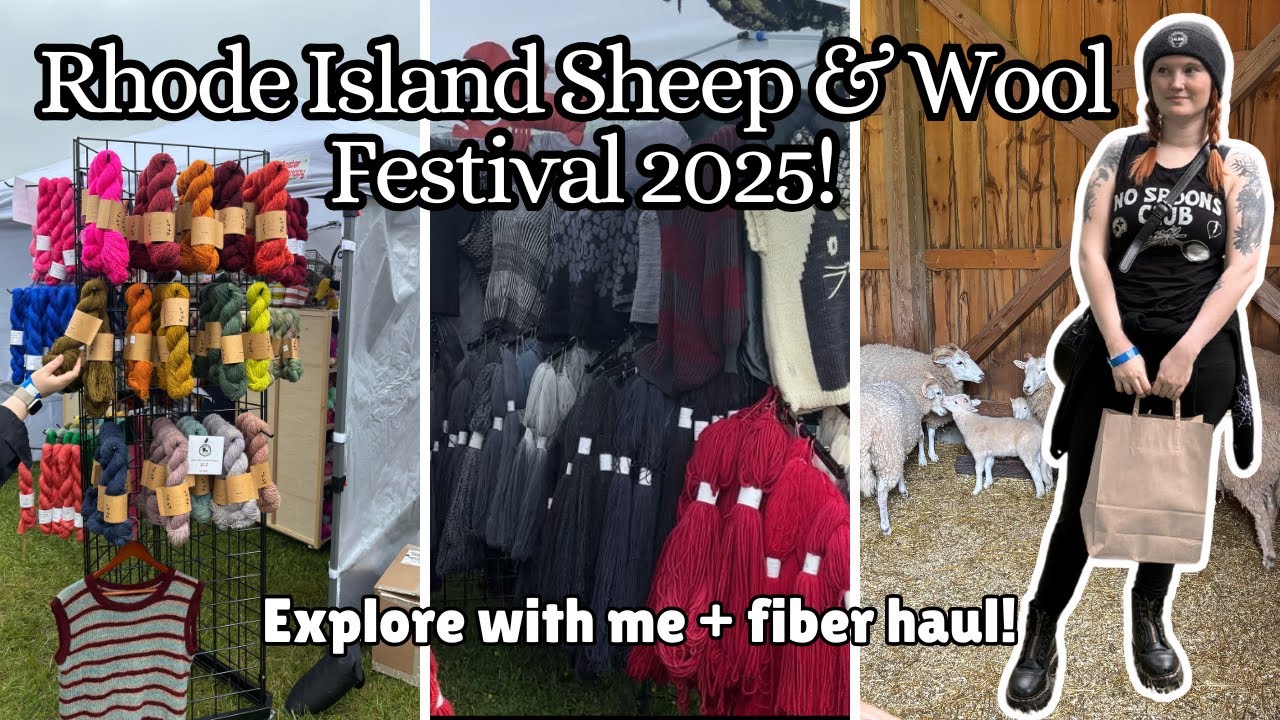Exploring Rhode Island Sheep & Wool Festival! Vlog + What I Bought ...