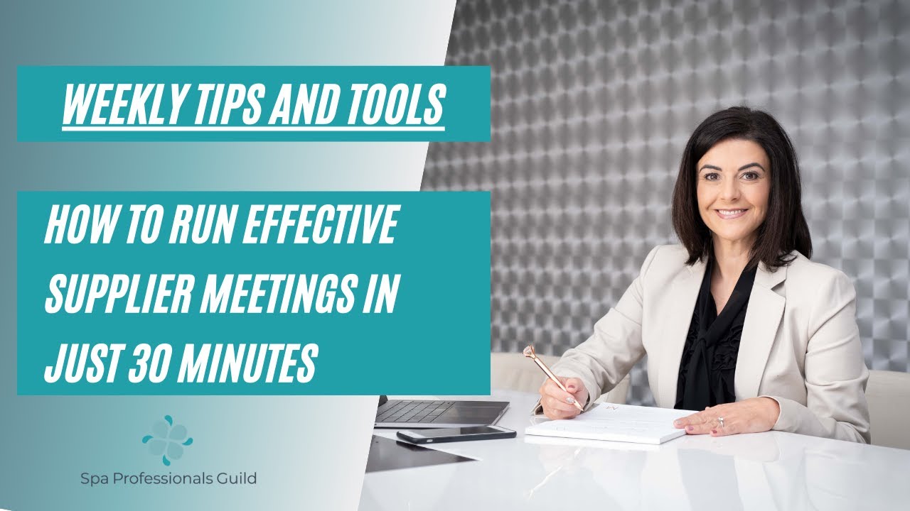 How to run effective supplier meetings in just 30 minutes - YouTube