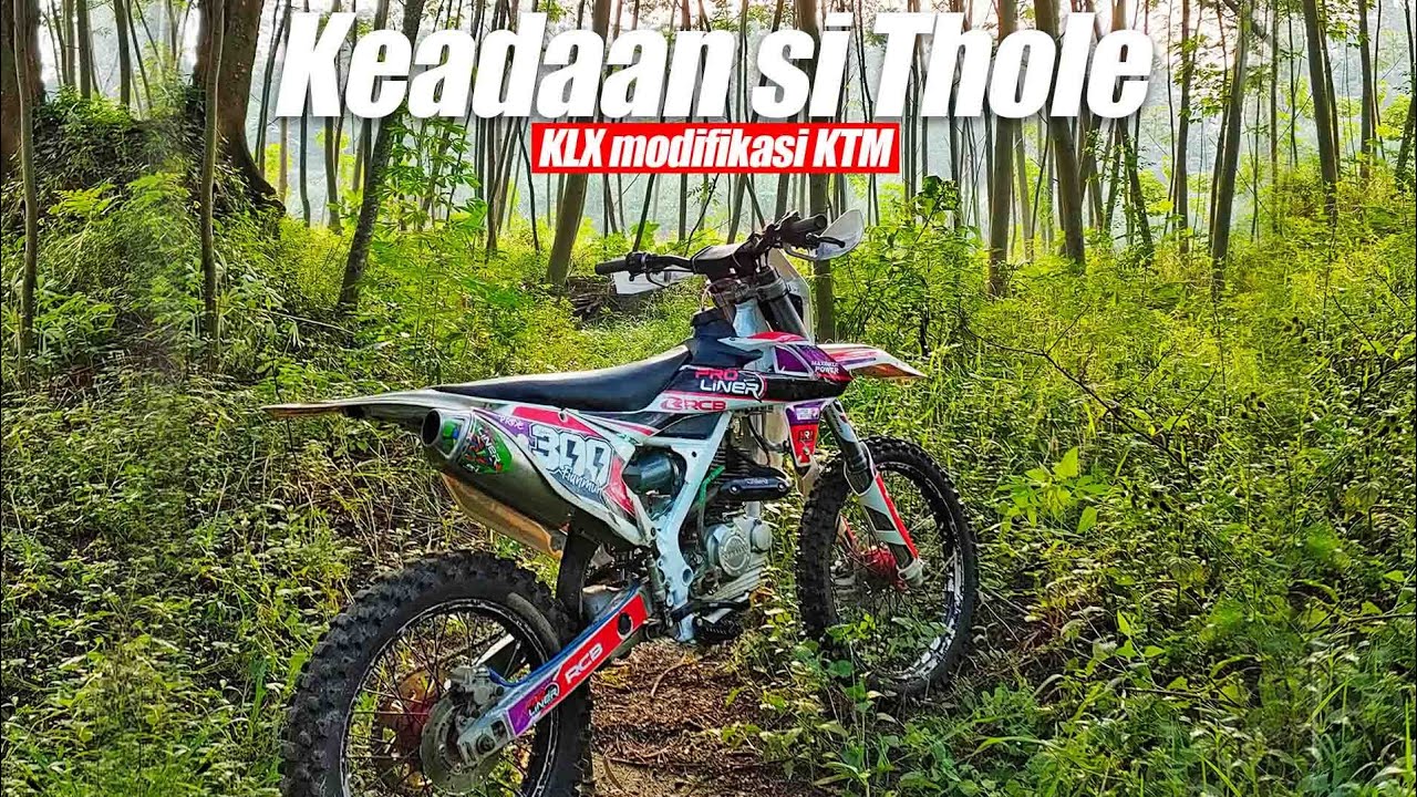 KLX Modif KTM !!! Lama Nggak di Pakai, Karna Sesuatu !!! - YouTube