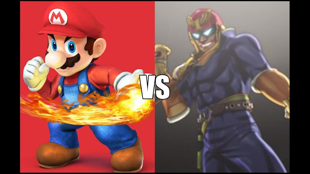 Super Smash Bros. for 3DS - Online Battles 34 (Mario VS Captain Falcon ...