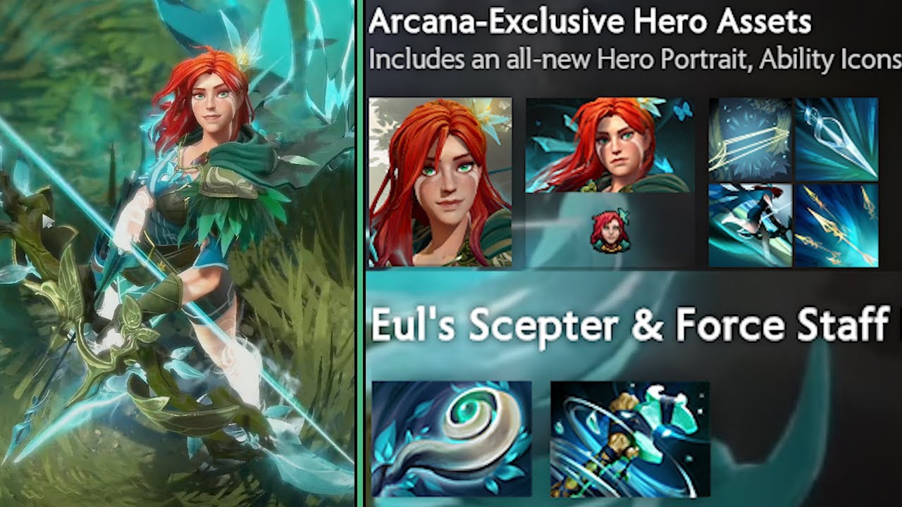 Windranger Arcana Battlepass 2020 - Overview And Testing (Compass of ...